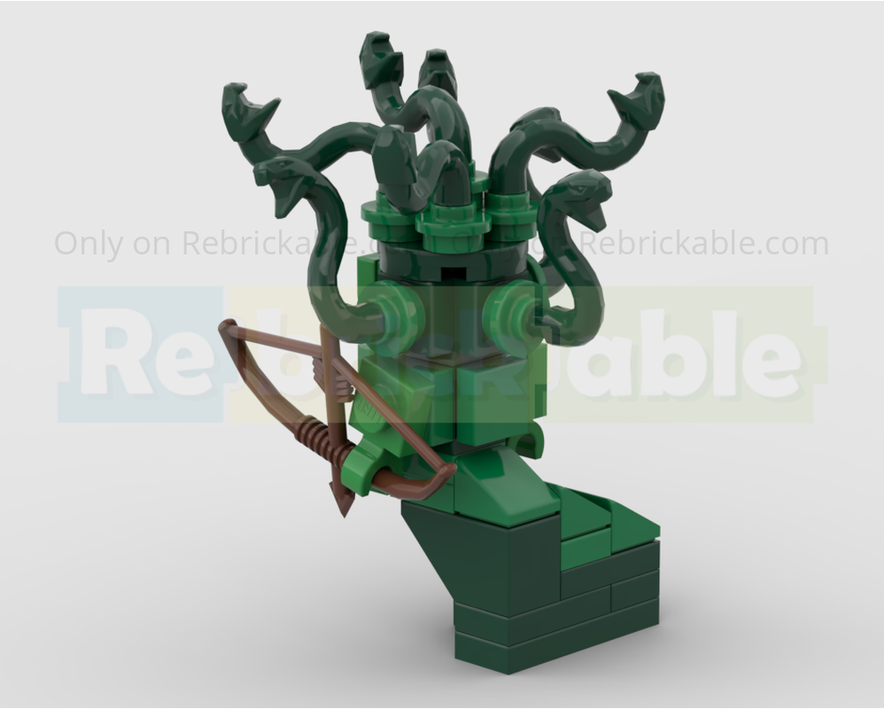 LEGO MOC Medusa / Gorgone by MicroMocs | Rebrickable - Build with LEGO