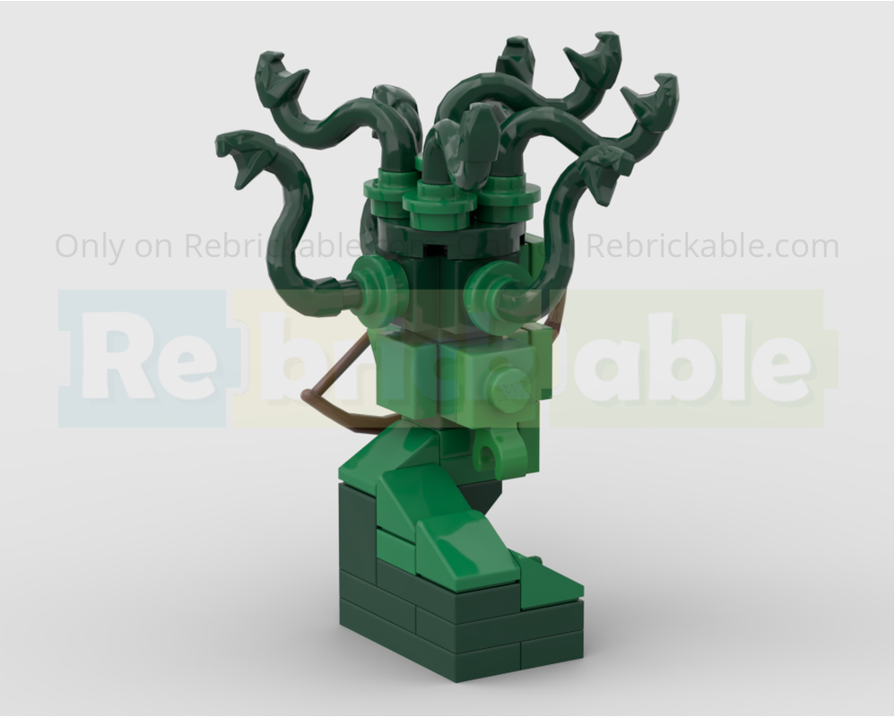 LEGO MOC Medusa / Gorgone by MicroMocs | Rebrickable - Build with LEGO