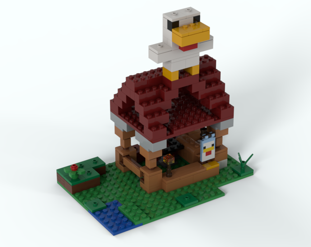LEGO MOC steve's lava chicken shack by Hello There | Rebrickable ...