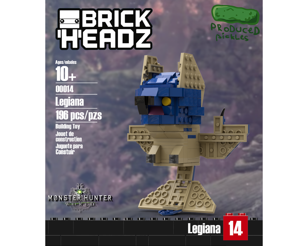 LEGO MOC Legiana (Monster Hunter World) by ProducedPickles ...