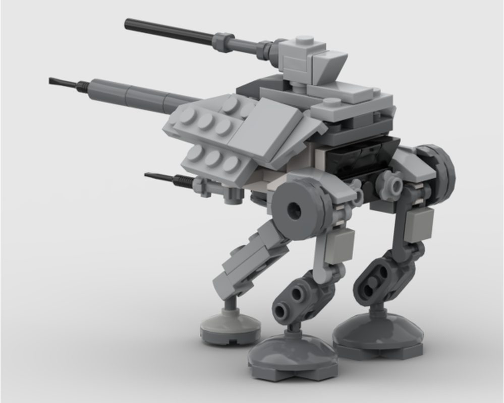 LEGO MOC Mini-scale AT-AP by Ares712 | Rebrickable - Build with LEGO