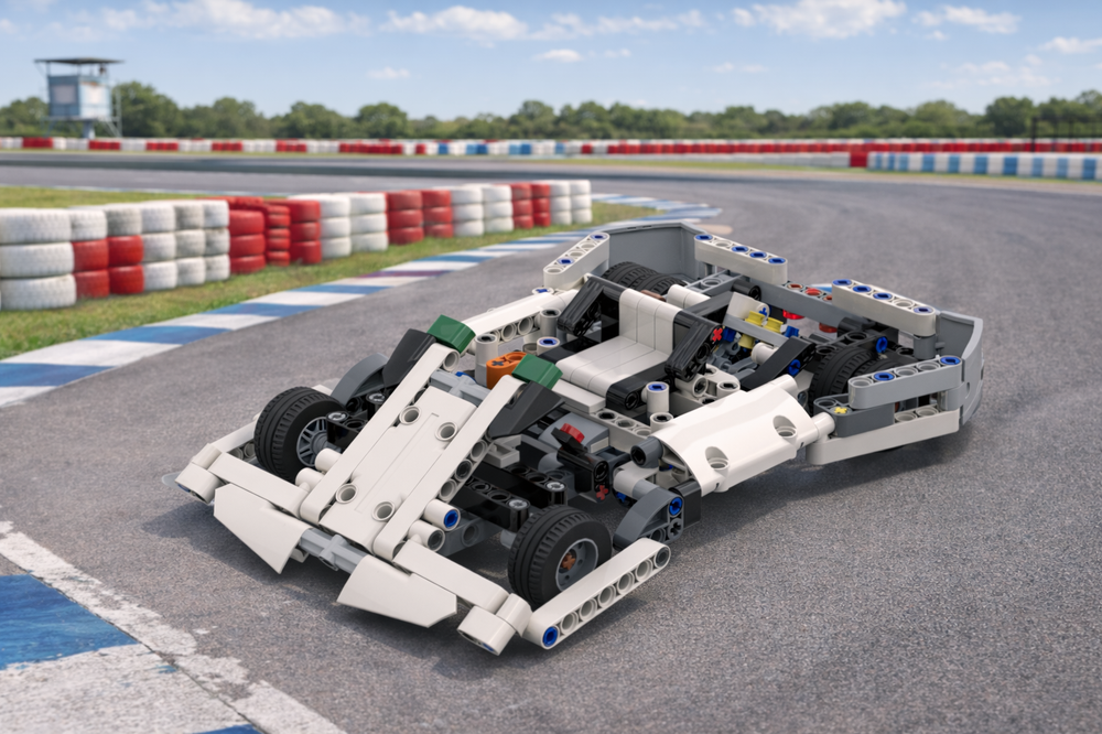 LEGO MOC 42167 - Go Cart by tommy07 | Rebrickable - Build with LEGO