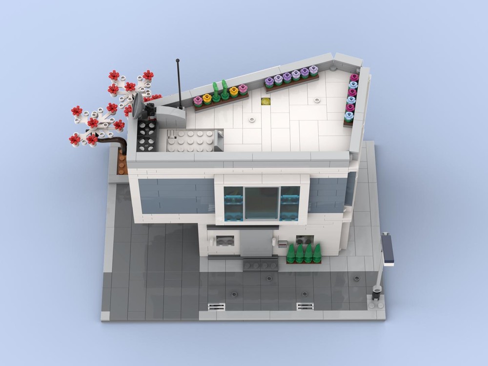 LEGO MOC Modern House #1 by Mith77 | Rebrickable - Build with LEGO