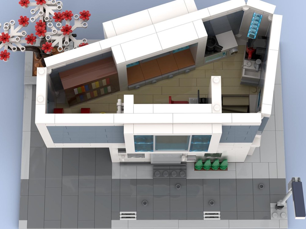 LEGO MOC Modern House #1 by Mith77 | Rebrickable - Build with LEGO