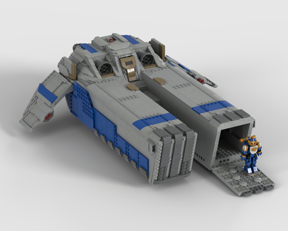 LEGO MOC-238764 Space Marine Caestus Assault ramp (+ MkII Space Marine ...