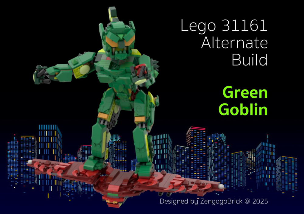 LEGO MOC 31161 Green Goblin by zengogobrick | Rebrickable - Build with LEGO