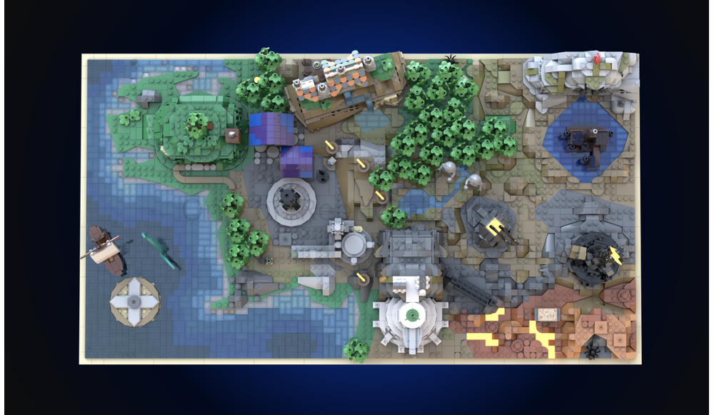 LEGO MOC-238795 LOTR - Map of Middle-Earth by raguidel | Rebrickable ...