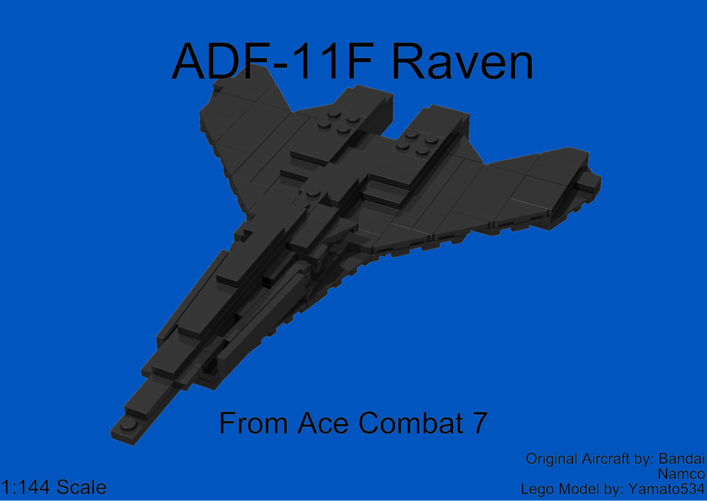 LEGO MOC-238827 ADF-11F Raven(from Ace Combat 7, 1:144 scale) by ...