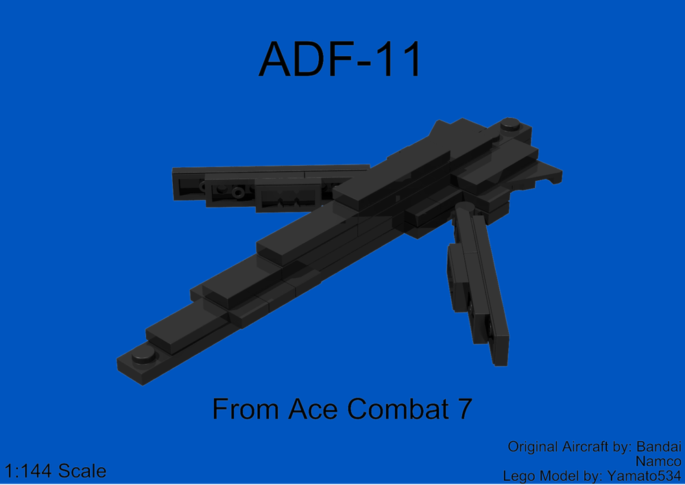 LEGO MOC-238827 ADF-11F Raven(from Ace Combat 7, 1:144 scale) by ...