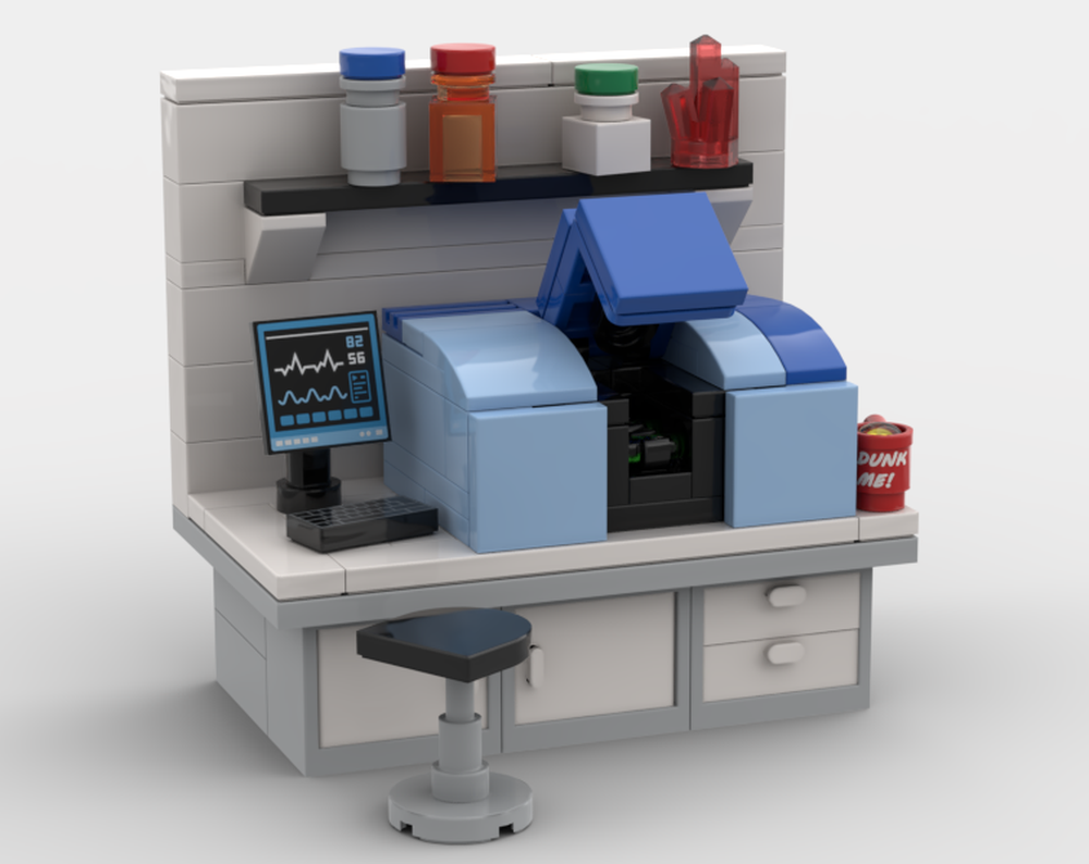 LEGO MOC Research Lab Spectrophotometer by Ptchnk | Rebrickable - Build ...