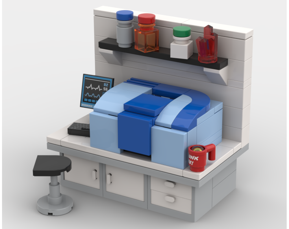 LEGO MOC Research Lab Spectrophotometer by Ptchnk | Rebrickable - Build ...