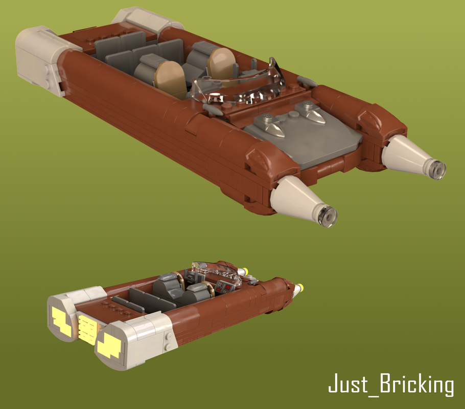 LEGO MOC Lancer-class 13 Deluxe Airspeeder by just_bricking ...