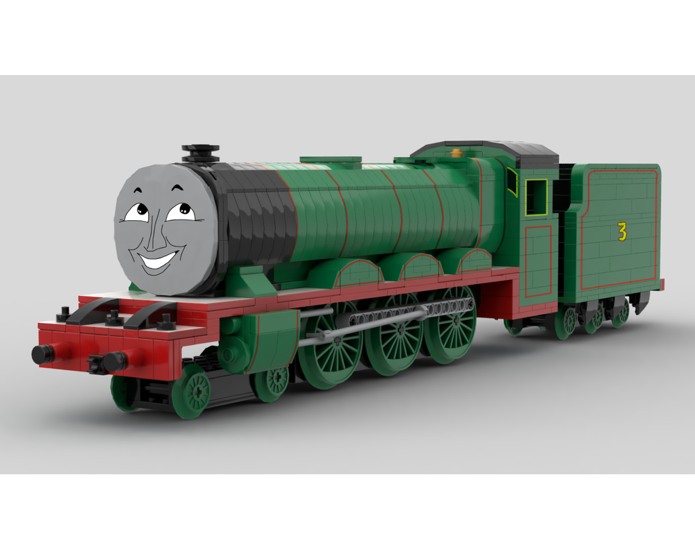 LEGO MOC (CGI Scale) Henry The Big Green Engine (UPDATED DESIGN!!) by ...