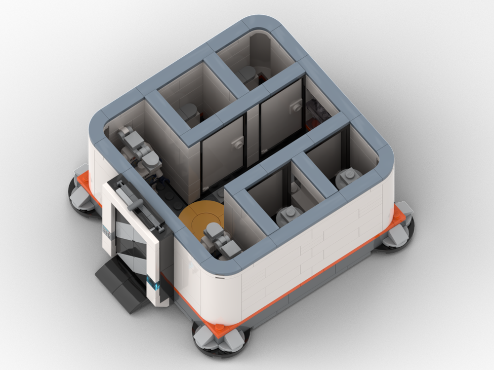 LEGO MOC Hygiene Module by mizardz | Rebrickable - Build with LEGO
