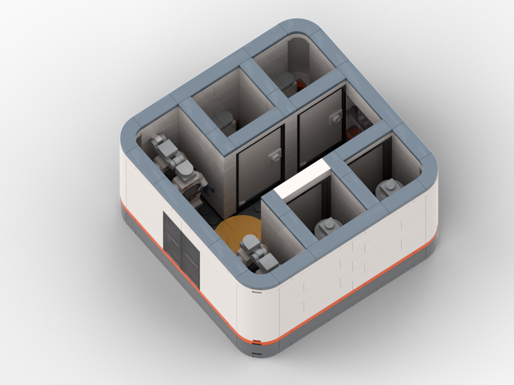 LEGO MOC Hygiene Module by mizardz | Rebrickable - Build with LEGO