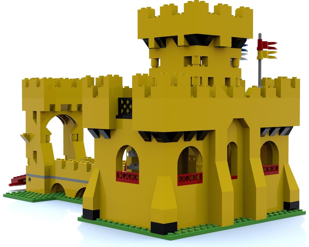 LEGO MOC 375-2 Classic Yellow Castle MOC #4 by spinox | Rebrickable ...