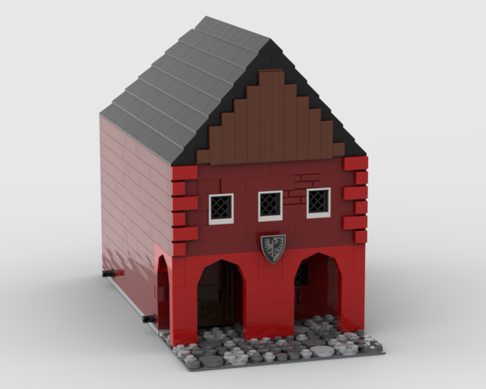 LEGO MOC-238910 medieval town from kcd2: tavern at the black eagle ...