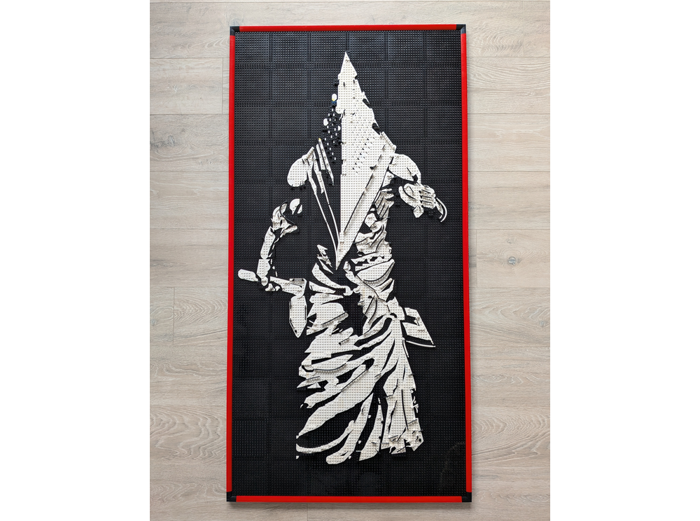 LEGO MOC Lego art relief of a male horror character by legolaus ...