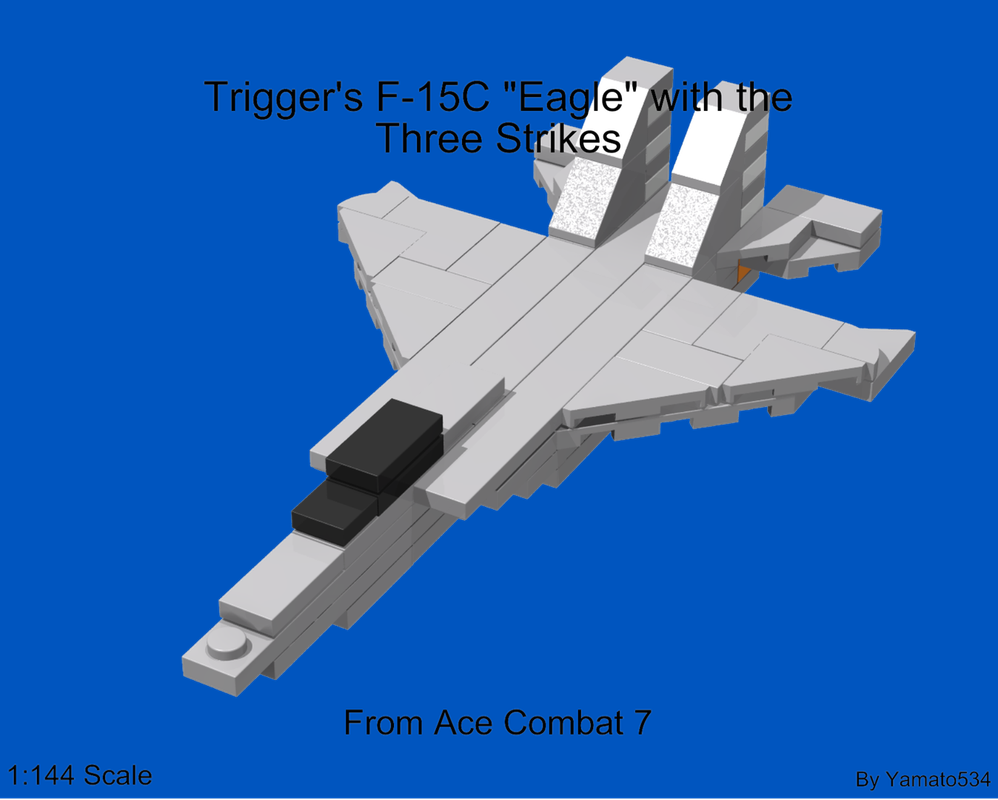 LEGO MOC F-15C Eagle(Includes AC7 Trigger liveries, 1:144 scale) by ...