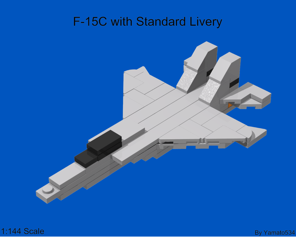 LEGO MOC F-15C Eagle(Includes AC7 Trigger liveries, 1:144 scale) by ...