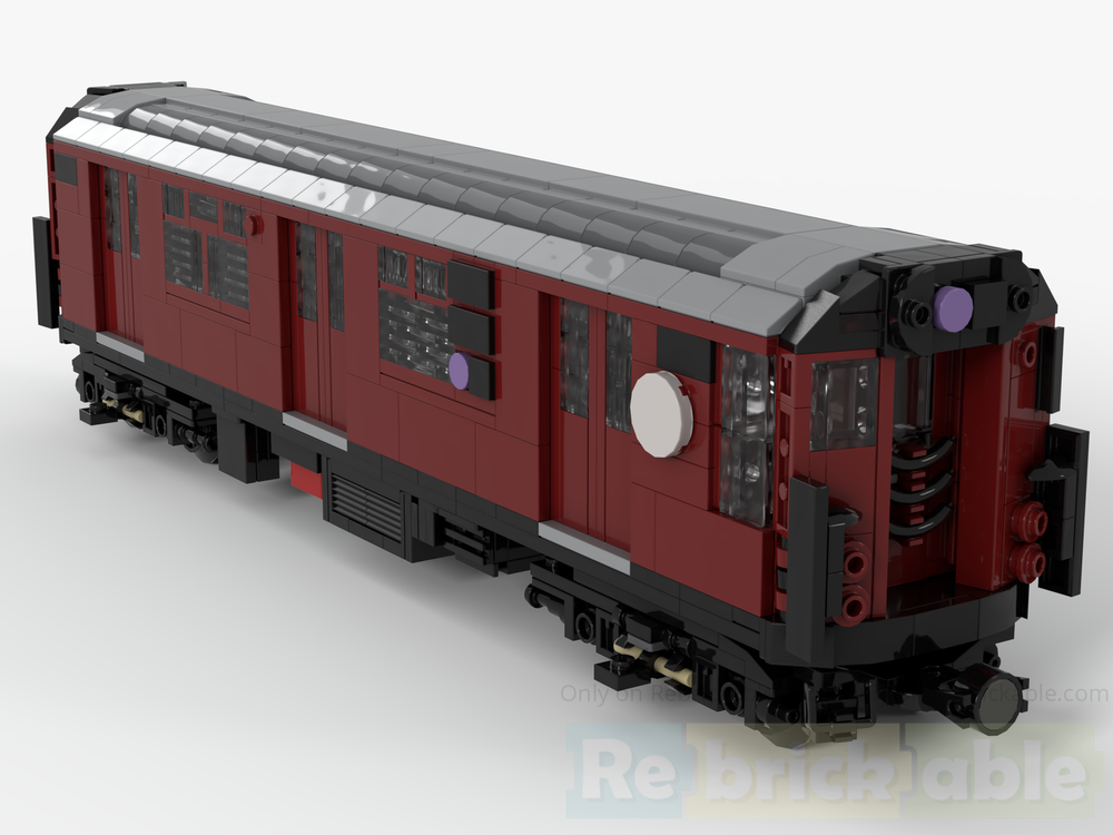 LEGO MOC NYC Subway R36WF Redbird by ABentMetrocard | Rebrickable ...