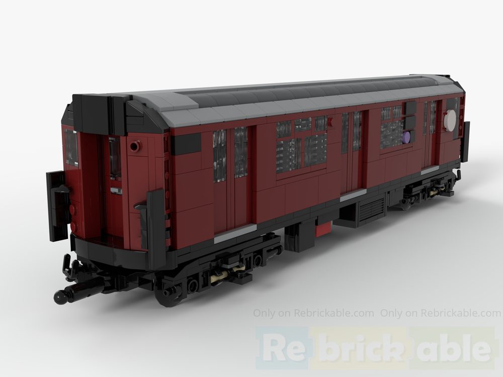 LEGO MOC NYC Subway R36WF Redbird by ABentMetrocard | Rebrickable ...