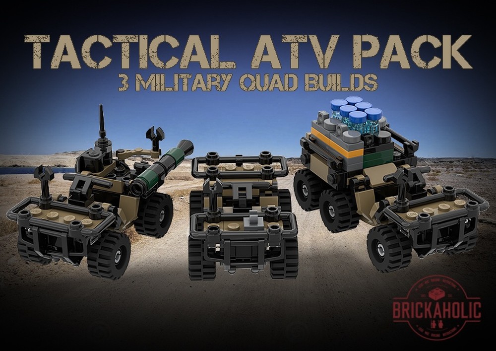 LEGO MOC Tactical ATV Pack – 3 Military Quad Builds by Darcanj ...