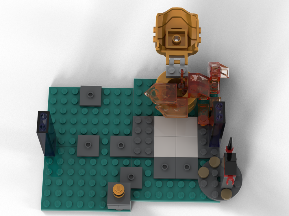 LEGO MOC-238980 lava pool by Emo260e | Rebrickable - Build with LEGO