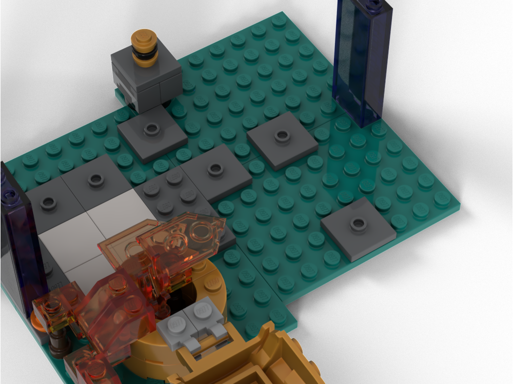 LEGO MOC-238980 lava pool by Emo260e | Rebrickable - Build with LEGO