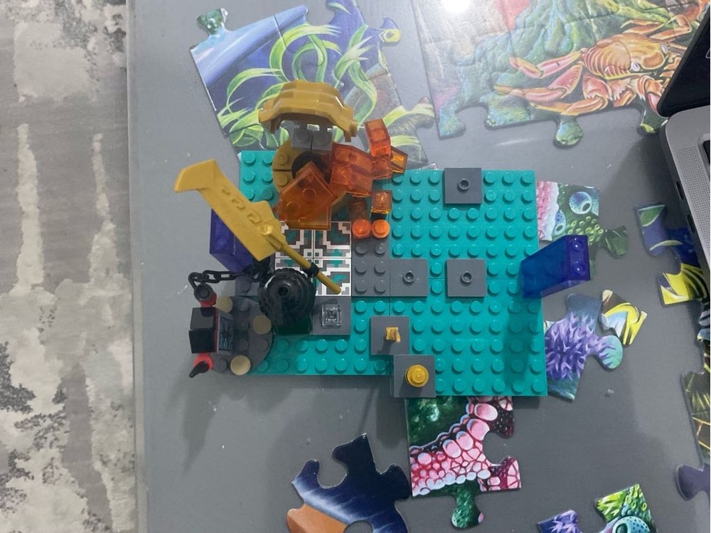 LEGO MOC-238980 lava pool by Emo260e | Rebrickable - Build with LEGO