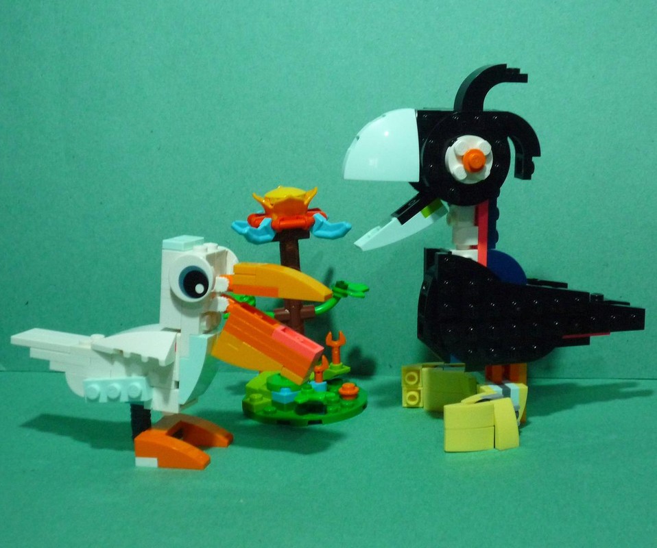 LEGO MOC-238983 Garden Birds by FlamingTurmoil | Rebrickable - Build ...