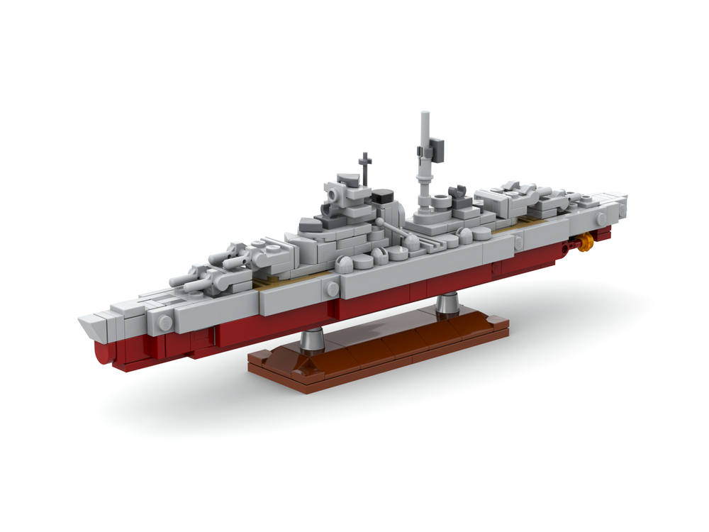 LEGO MOC-239012 Bismarck Battleship by The Bobby Brix Channel ...