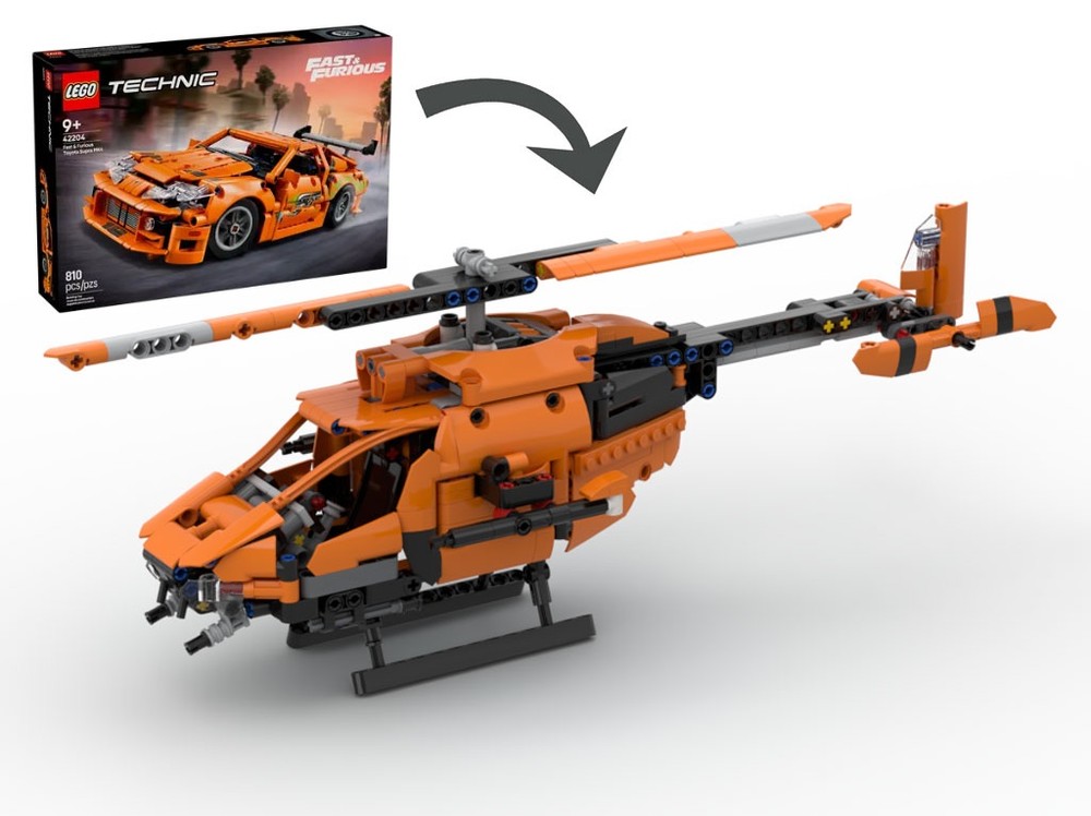 LEGO MOC-239015 42204 Firehawk Copter by XaeroZKota | Rebrickable ...