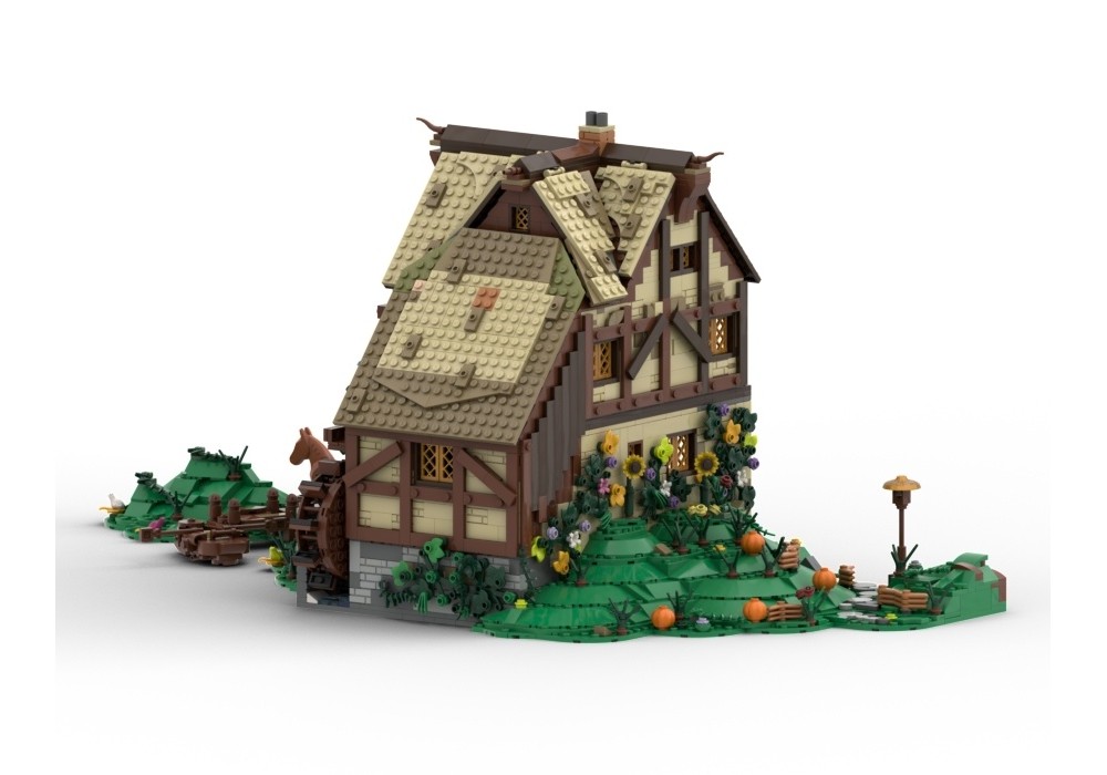 LEGO MOC-239018 Sandyman's Mill by BlackWolfStudio | Rebrickable ...