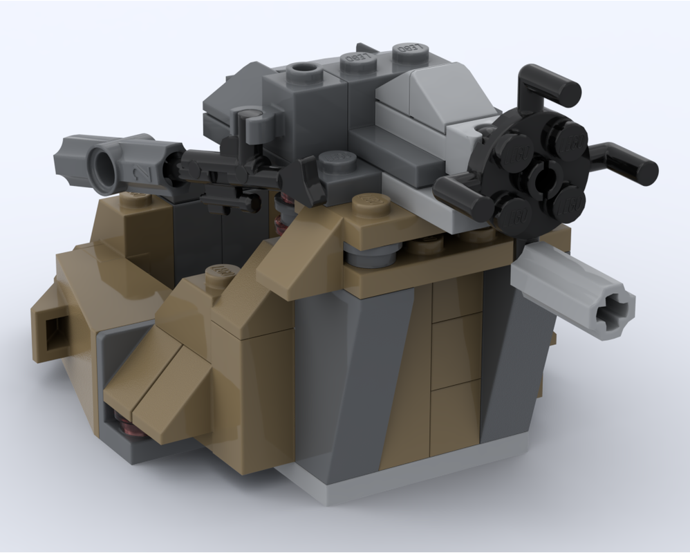 LEGO MOC Mandalorian Camo Tank 75373 Alt Build by CalebTheCollector ...