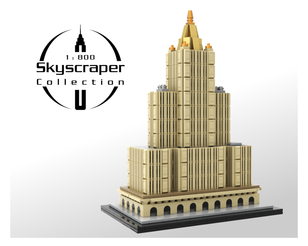 LEGO MOC New York Life Building 1:800 Scale by SPBrix | Rebrickable ...