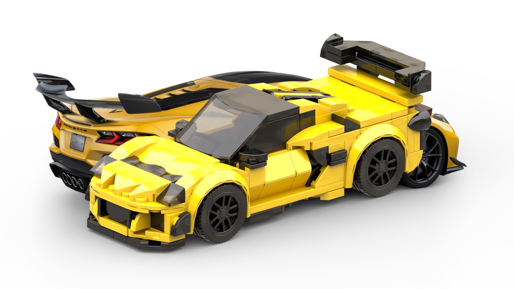 LEGO MOC-239059 Chevrolet Corvette ZR1 C8 (6 stud wide "old Speed ...
