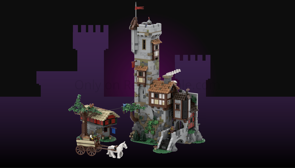 LEGO MOC-239065 Wolfpack Tower - alternate build of 10332 by raguidel ...