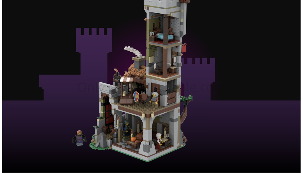 LEGO MOC Wolfpack Tower - alternate build of 10332 by raguidel ...