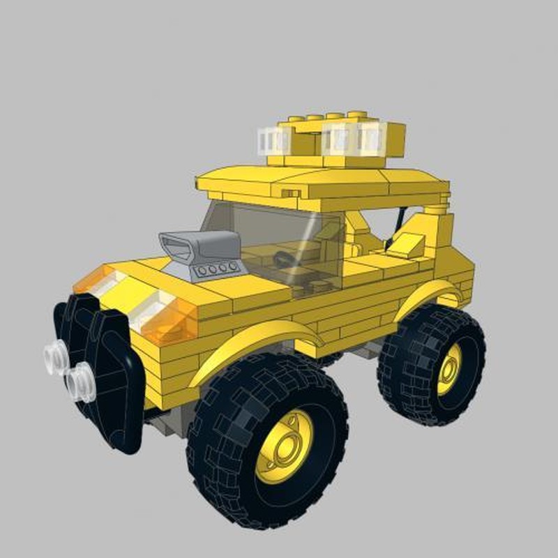 LEGO MOC Big Yellow by zurno | Rebrickable - Build with LEGO