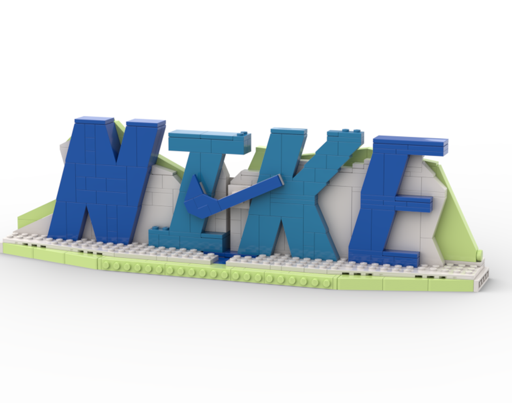 LEGO MOC-239107 Nike Logo Alt. Build by JD Brick Co. | Rebrickable ...