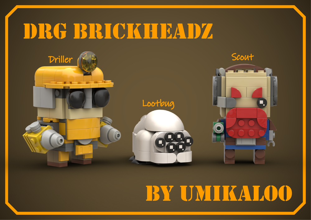 LEGO MOC DRG Brickheadz: Scout, Driller, and Lootbug by Umikaloo ...