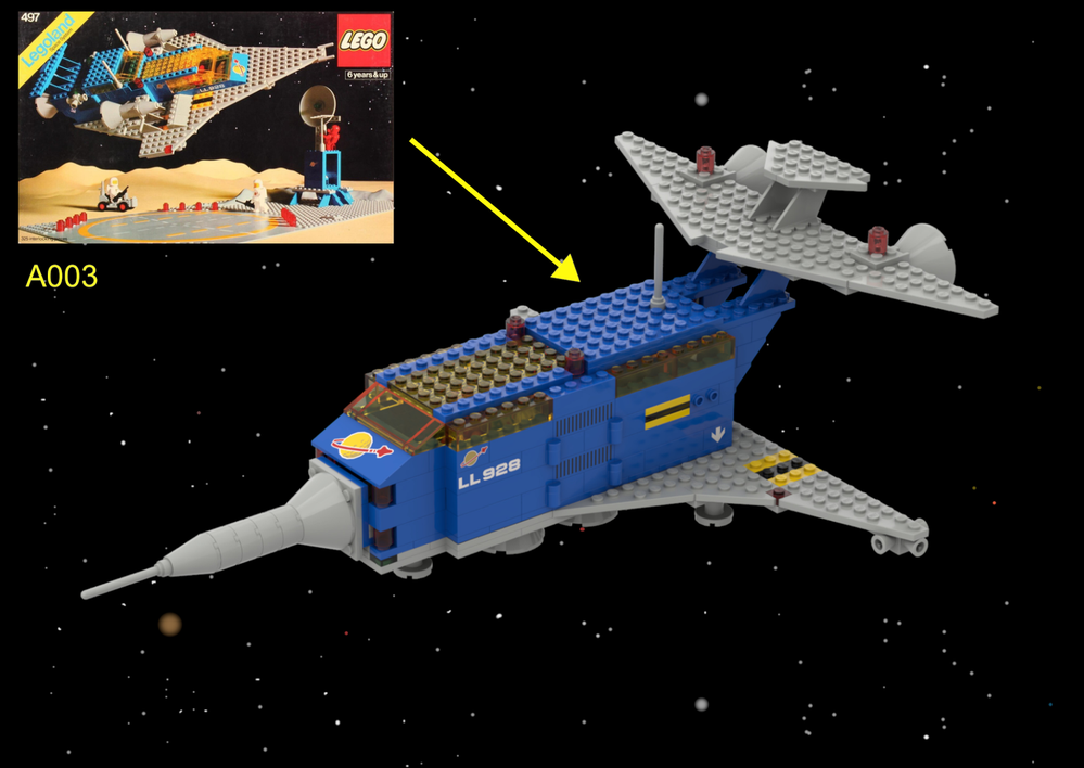 LEGO MOC-239146 LL928 Galaxy Explorer A003 (set 928-1 or 497-1 ) by ...