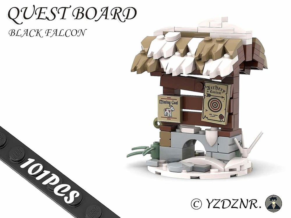 LEGO MOC-239149 Quest Board of Black Falcon Town by yascr2024 ...