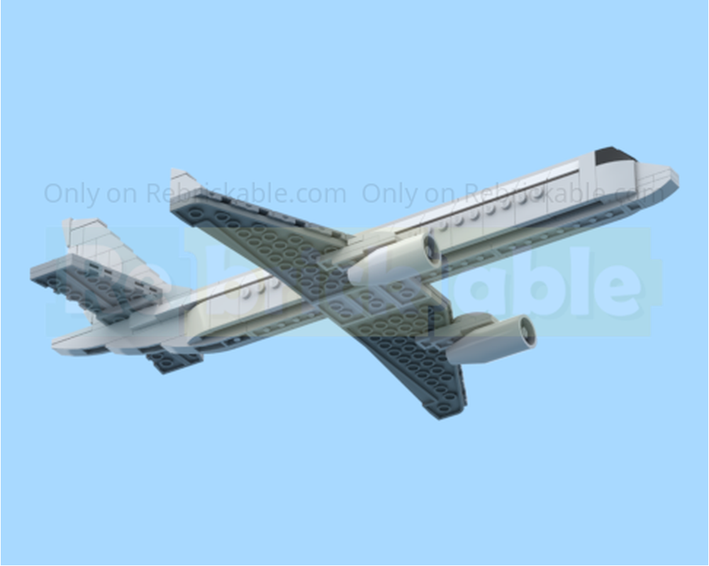 LEGO MOC-239178 Embraer E175 (Blank Livery) by Planeproduction ...