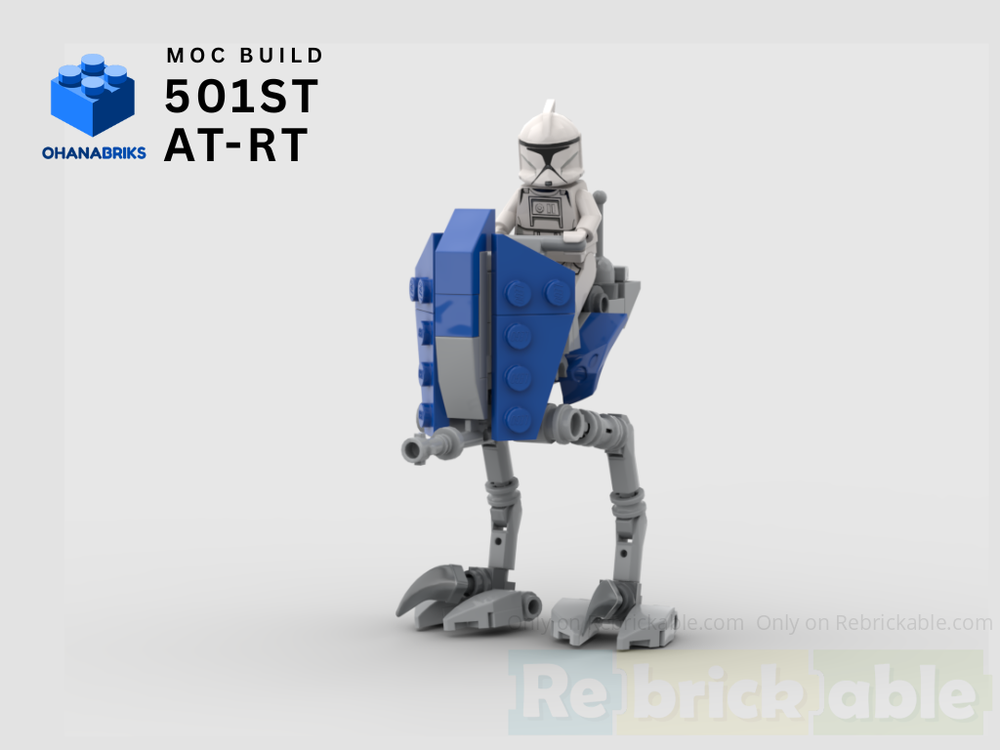 LEGO MOC 501st AT-RT - Minifig Scale by ohanabriks | Rebrickable ...