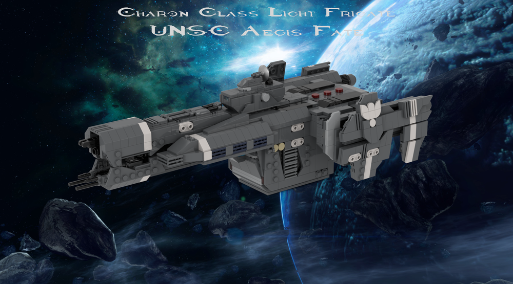 LEGO MOC Charon-class light Frigate - UNSC Aegis Fate by GurrDieEule ...