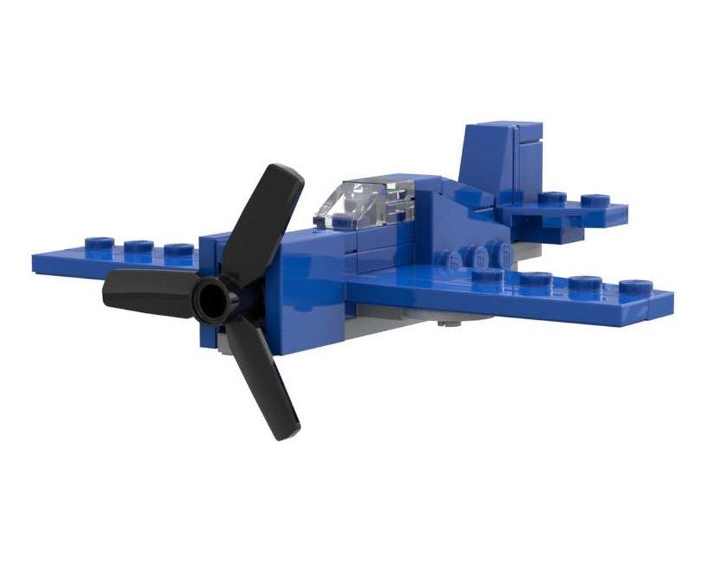 LEGO MOC Grumman F4F Wildcat (1/110 scale) by Vincent W | Rebrickable ...
