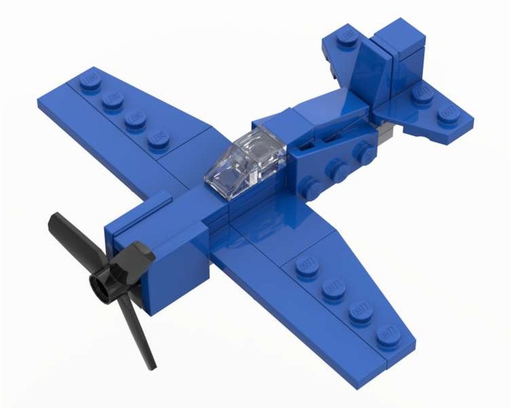LEGO MOC Grumman F4F Wildcat (1/110 scale) by Vincent W | Rebrickable ...