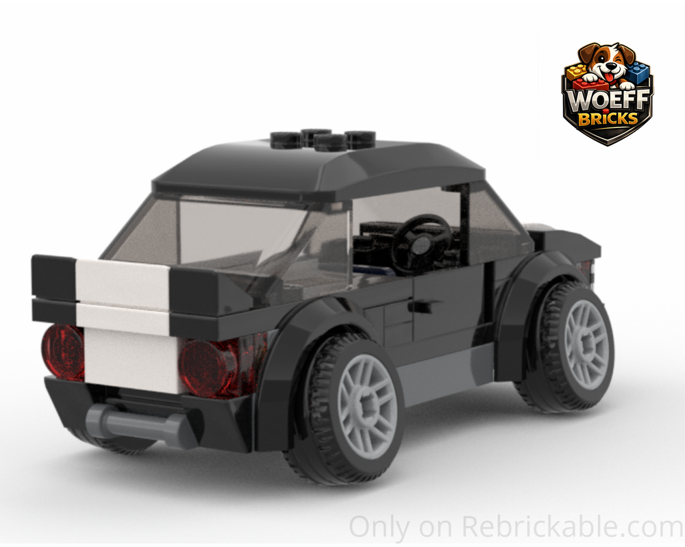 LEGO MOC-239295 Black and white car by Woeff Bricks | Rebrickable ...